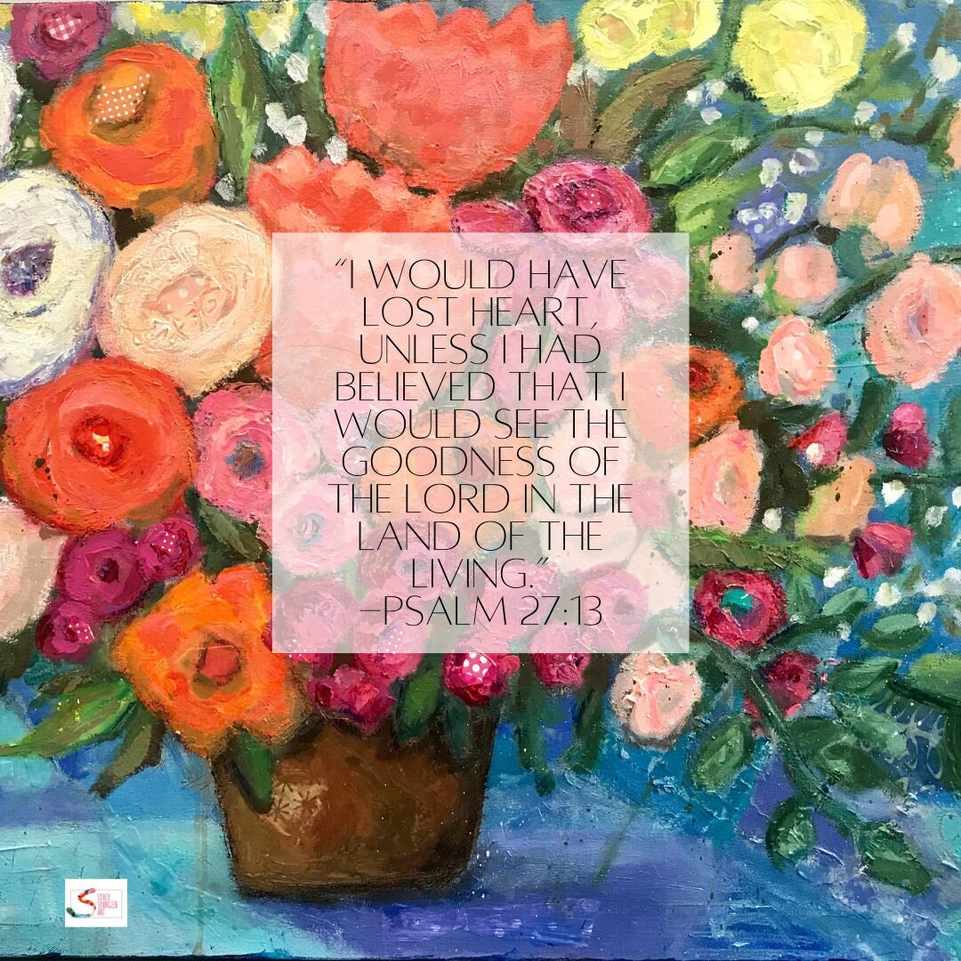 Floral Scripture Digital Download - Etsy