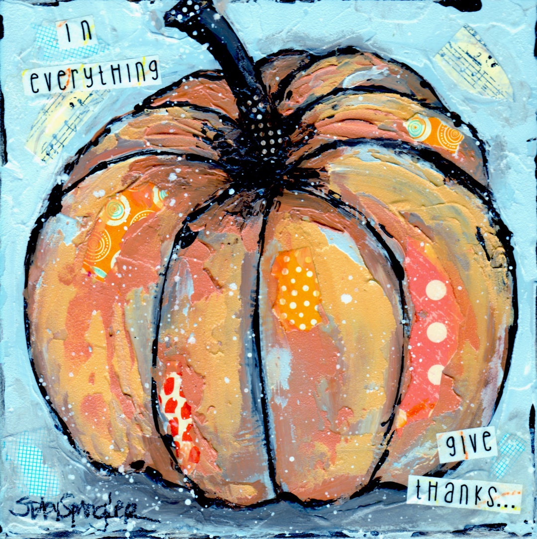 Pumpkin Decor, Fall Decor, Scripture Art - Etsy