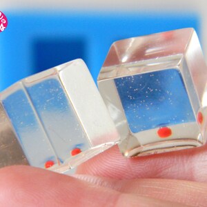 2 Cubes Silicone Mold-mold to Make 2 Resin Cubes 15 Mm-house of Molds ...