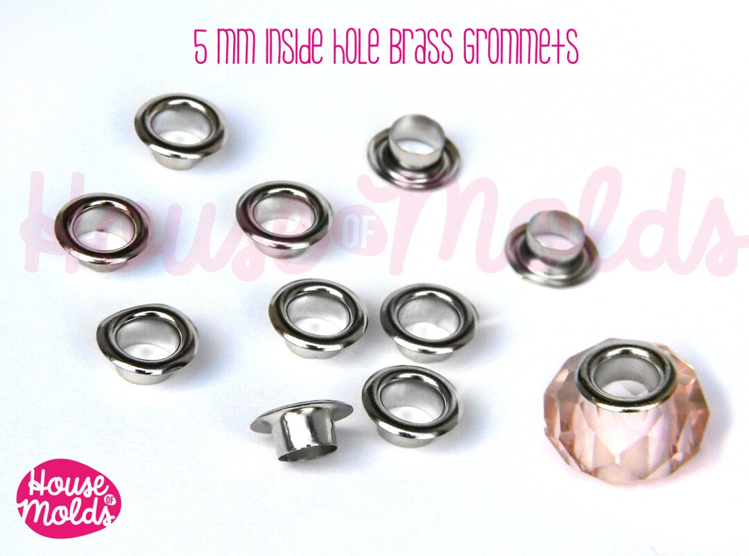 Brass Grommet for European Style Beads,drilled Bead, 8x3.5mm, Hole 5mm ...