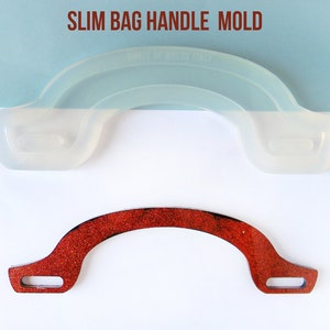 Slim Bag Handles Clear Mold , Handles Measurements 19 Cm X 5,5 Cm -5 Mm ...