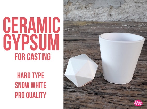 EASY GYP 500 G : White Ceramic Gypsum 4 Castings Pottery - Etsy