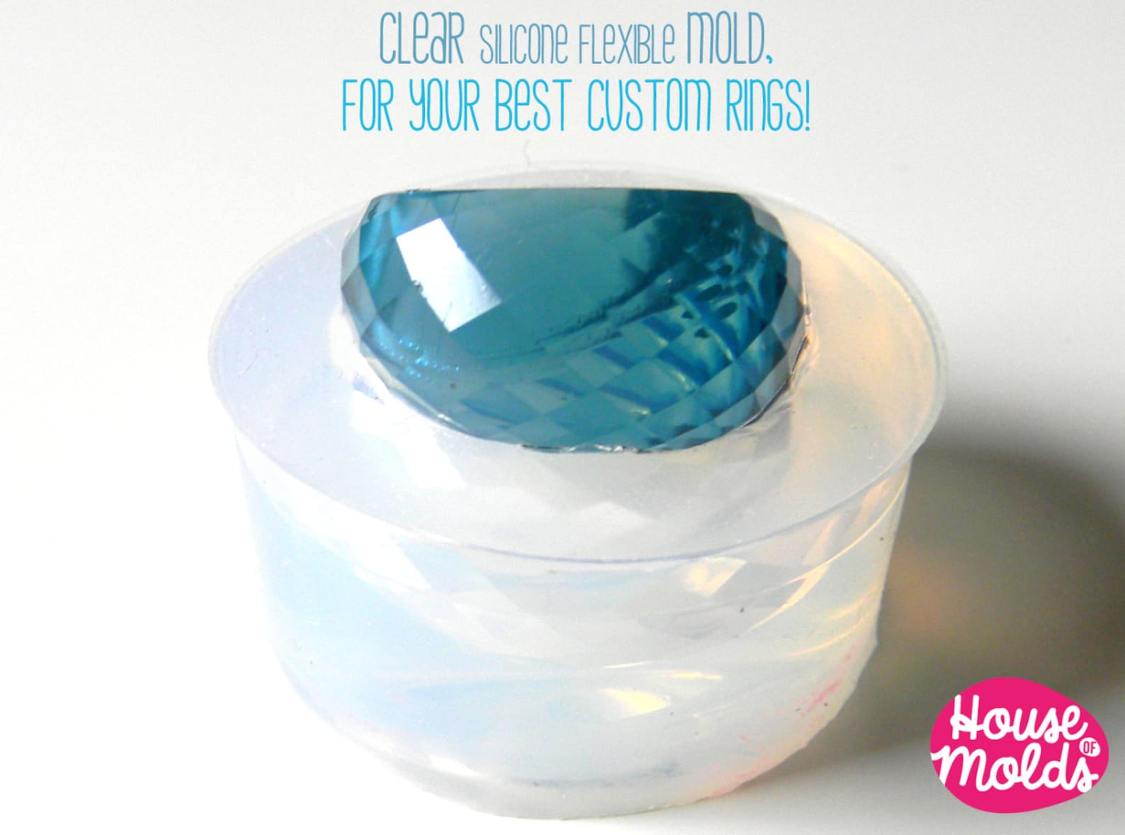 Clear Silicone Mold for Multifaceted Ring,ring Maker Mold,super Shiny ...