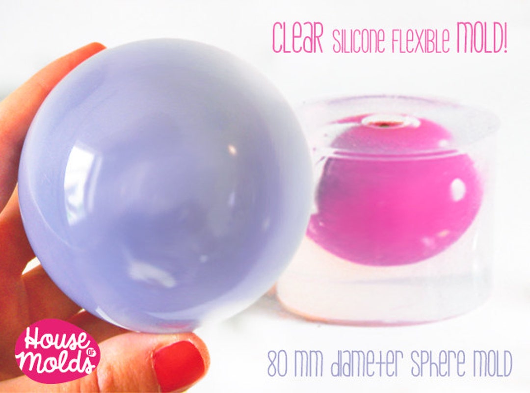 Clear Mold for BIG Sphere 8 Cm Diameter ,mold for Resin Ball - Etsy