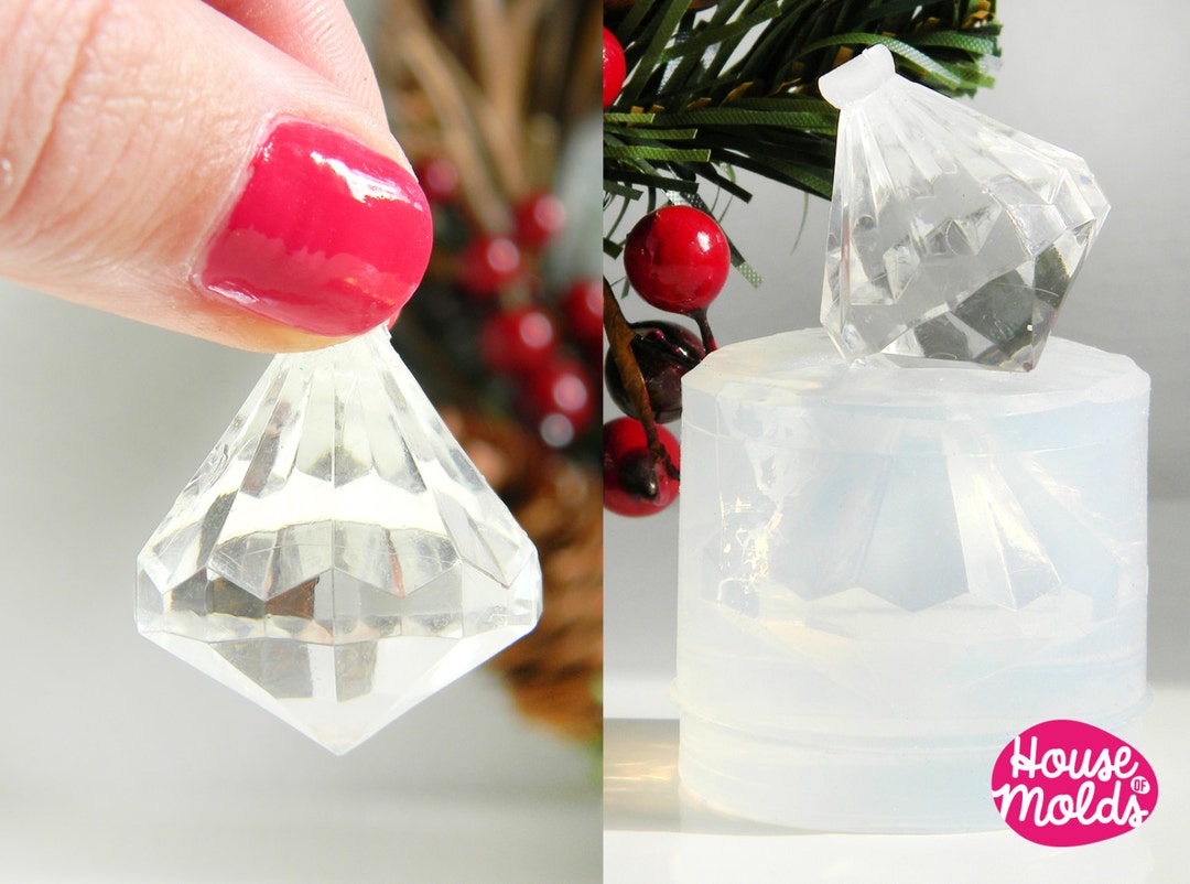 Clear Mold for Diamond 3D Pendant ,mold for Resin Accessories or Home ...