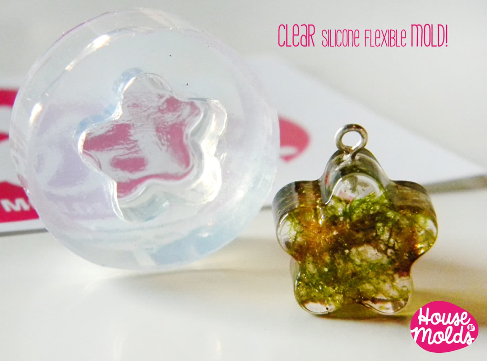 20x20 Mm Flat Flower Clear Silicone Mold Transparent Mold to - Etsy