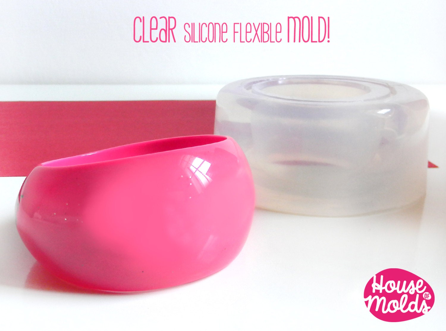 Wavy Bold Bangle Clear Mold Flexible Silicone Mold for Resin - Etsy