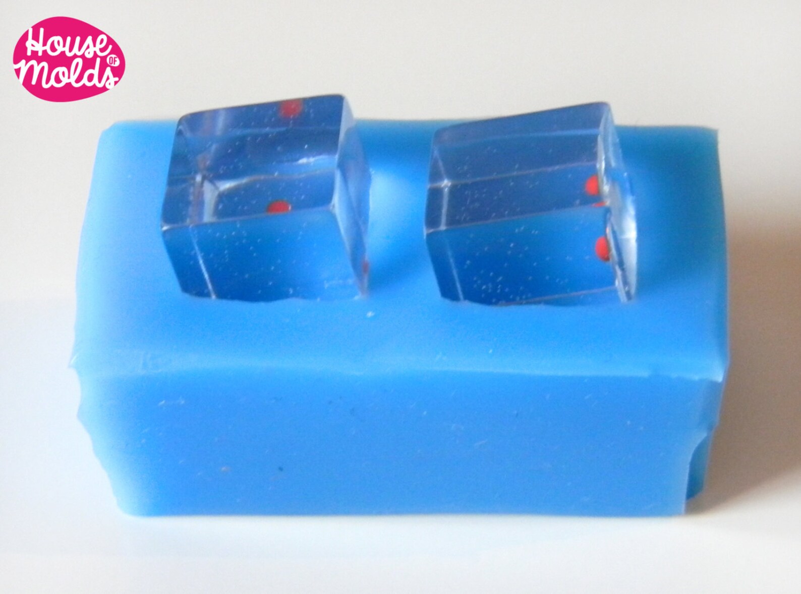 2 Cubes Silicone Mold-mold to Make 2 Resin Cubes 15 Mm-house - Etsy