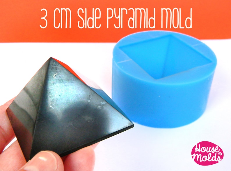 Pyramid 3 Cm X Side ,mold for 3D Pyramid-house OF Molds- - Etsy