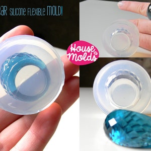 Clear Silicone Mold for Multifaceted Ring,ring Maker Mold,super Shiny ...