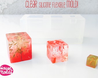 Square Silicone Mold Cube Decoration Mold Jewelry Resin - Etsy