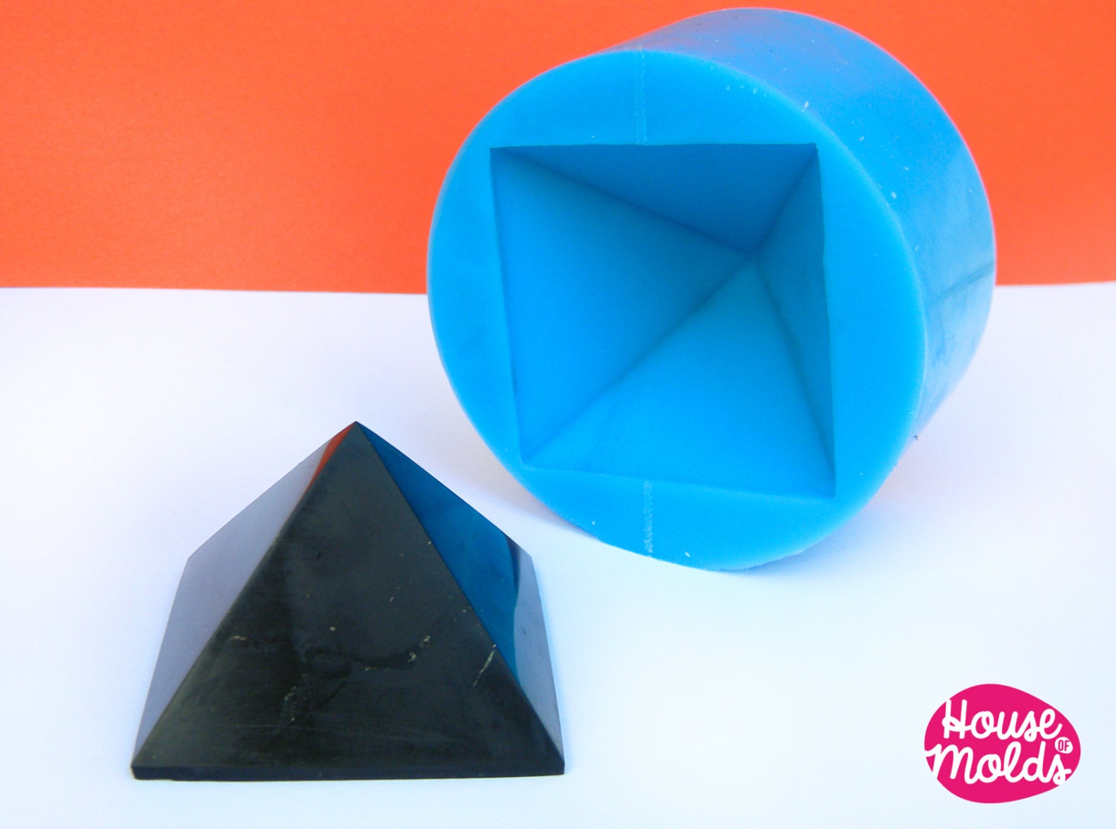 Pyramid 3 Cm X Side ,mold for 3D Pyramid-house OF Molds - Etsy