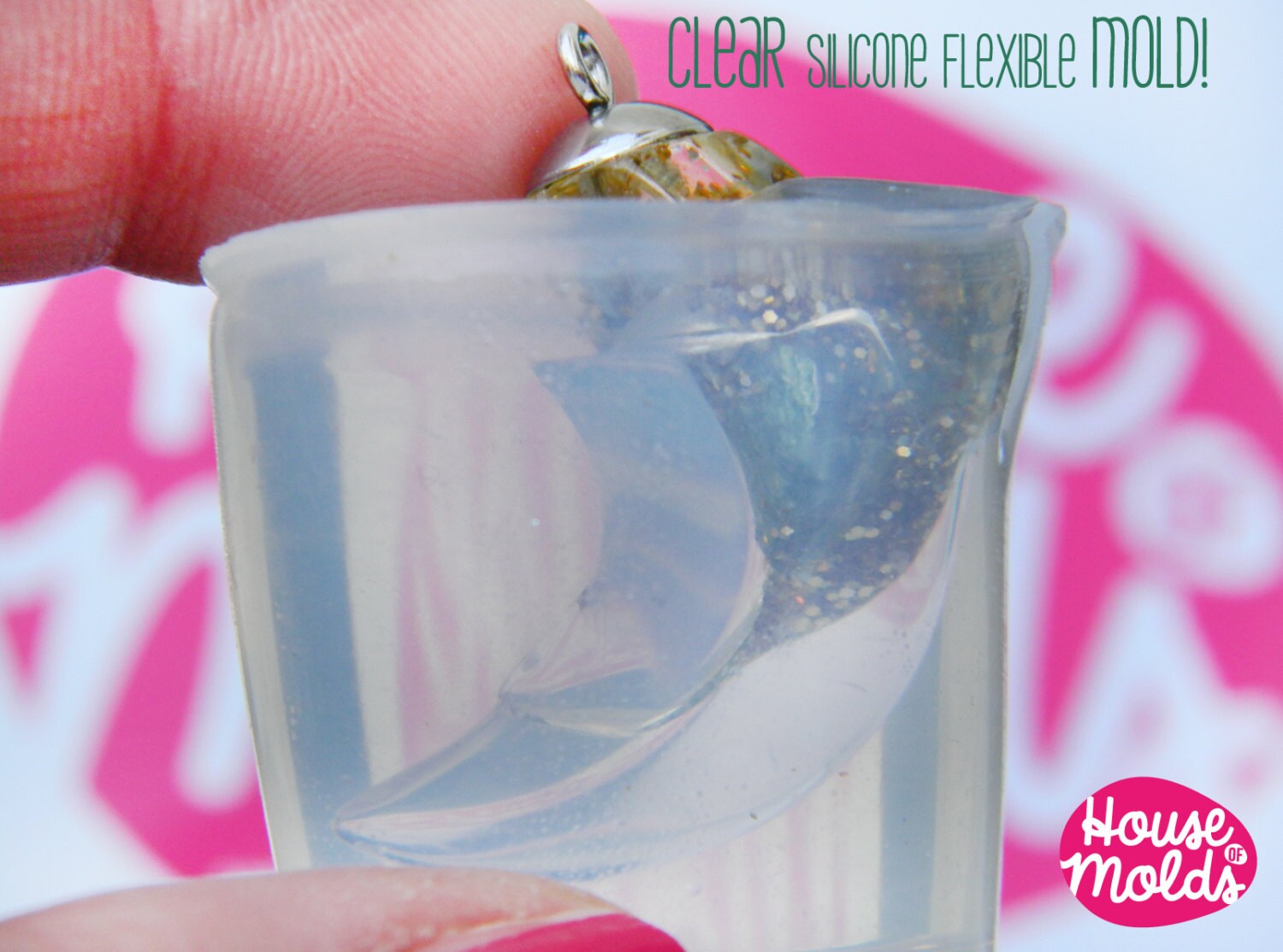 Clear Silicone Mold for Lucky Tooth Pendant HOUSE OF MOLDS 3d - Etsy