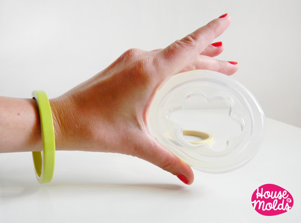 Plain Bangle Clear Mold,resin Bangle Mold, Inner Diameter 6,7 , Bangle ...