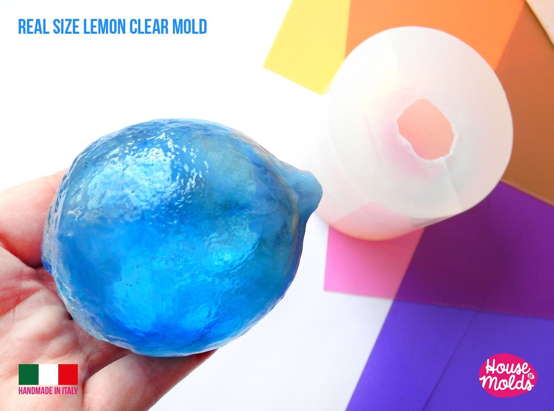 Real Size Lemon Fruit Clear Silicone Mold 7,5 Cm X 76,3 Cm 3d Lemon ...