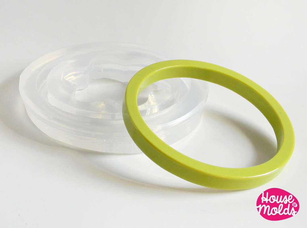 Plain Bangle Clear Mold,resin Bangle Mold, Inner Diameter 6,7 , Bangle ...