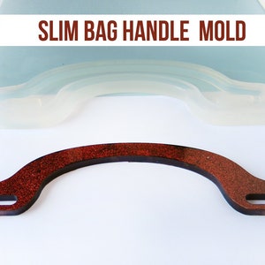 Slim Bag Handles Clear Mold , Handles Measurements 19 Cm X 5,5 Cm -5 Mm ...