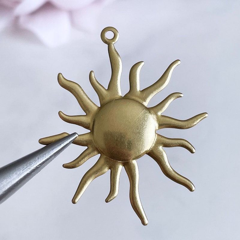 Sun Pendant - Etsy