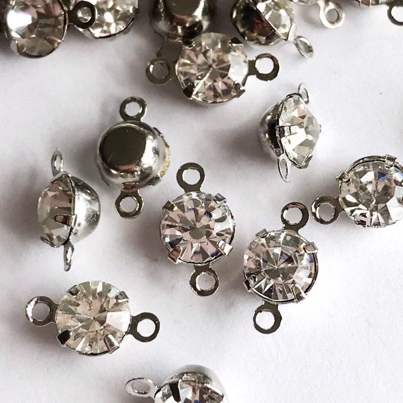 Rhinestone Connector - Etsy