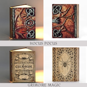 Grimoire Magic Book Light for Desk, Reading, Floor or Night Lamp ...