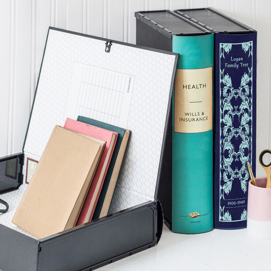 Modern Book Style Customised Office Files - Etsy