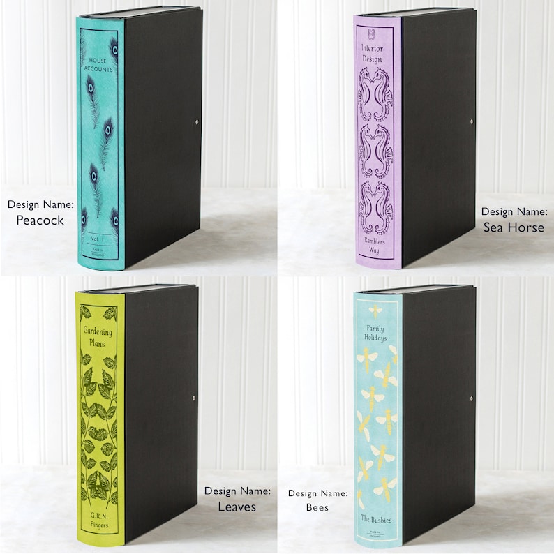 Modern Book Style Customised Office Files | Etsy