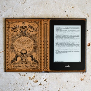 Kindle Case With Grimoire Magic Spells Cover - Etsy