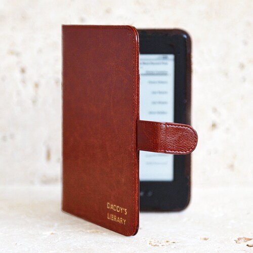 Luxury Faux Leather Kindle and Ereader Case With Iconic Book - Etsy