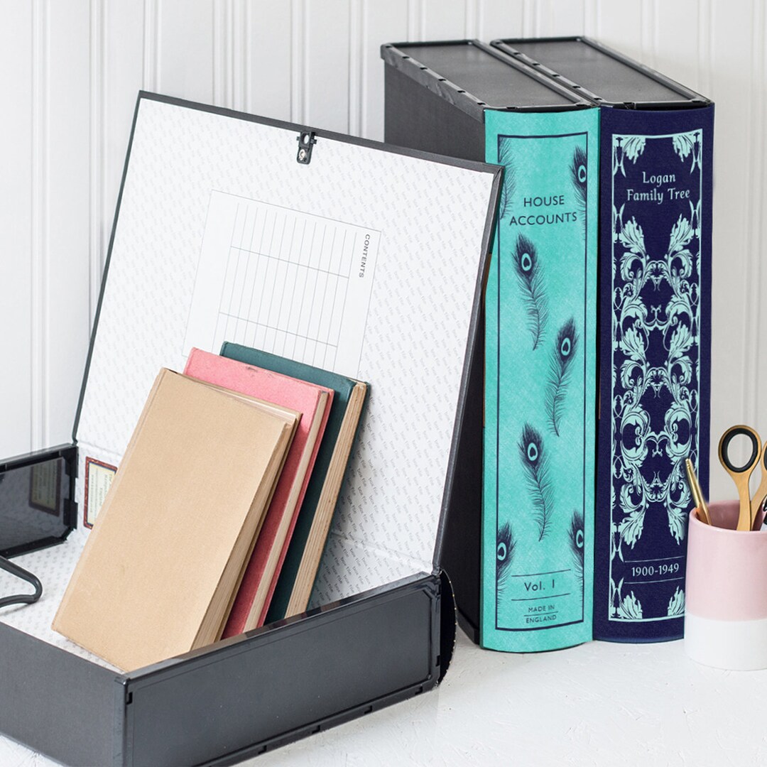 Classic Book Style Customised Office Files - Etsy