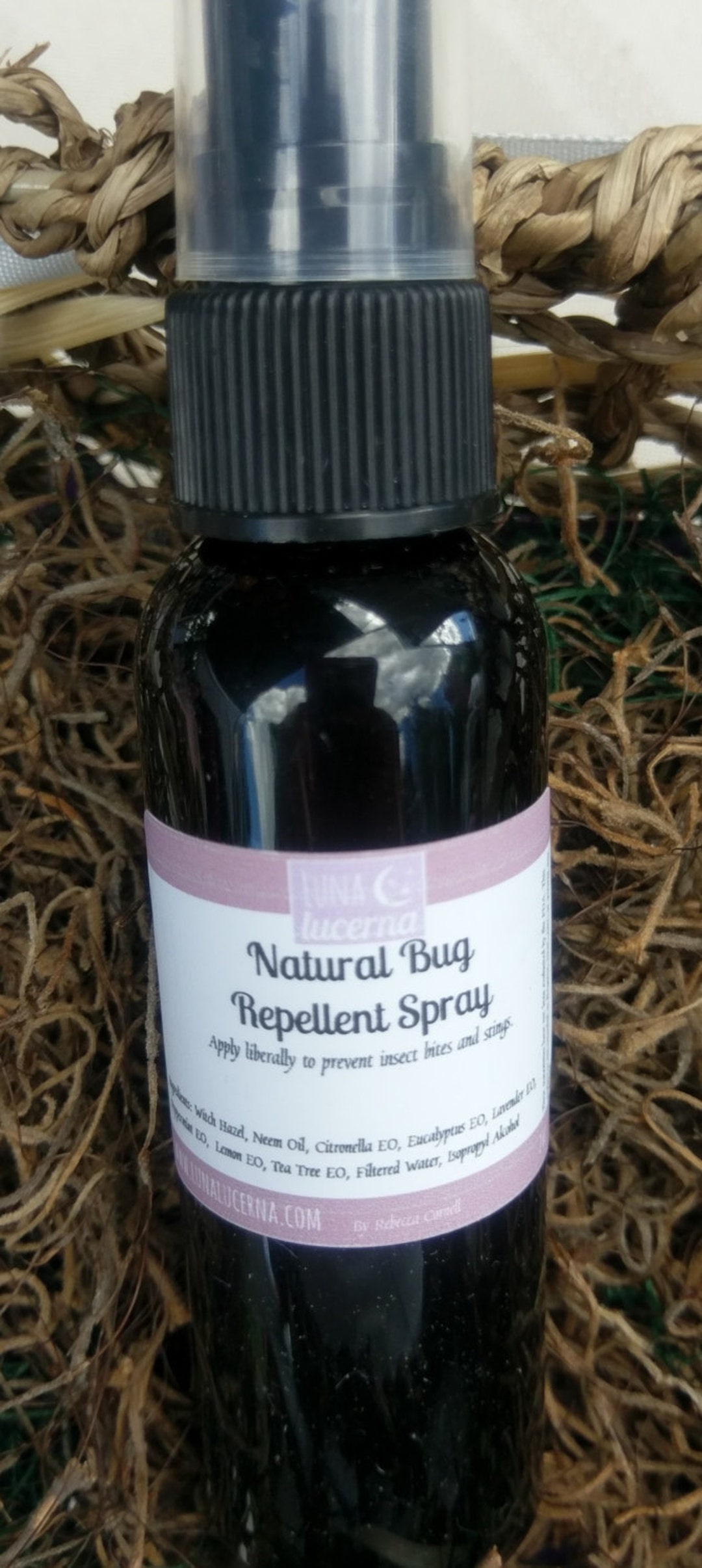 Natural Bug Spray | Repellent | Citronella & Eucalyptus | Essential ...