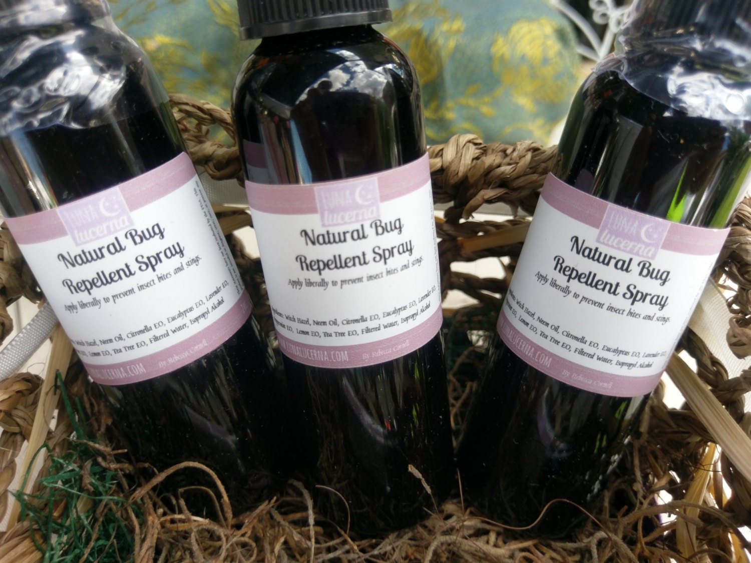 Natural Bug Spray | Repellent | Citronella & Eucalyptus | Essential ...