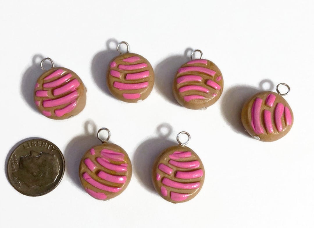Concha Charms Pan Dulce Charms Sweet Bread Charms Bakery - Etsy
