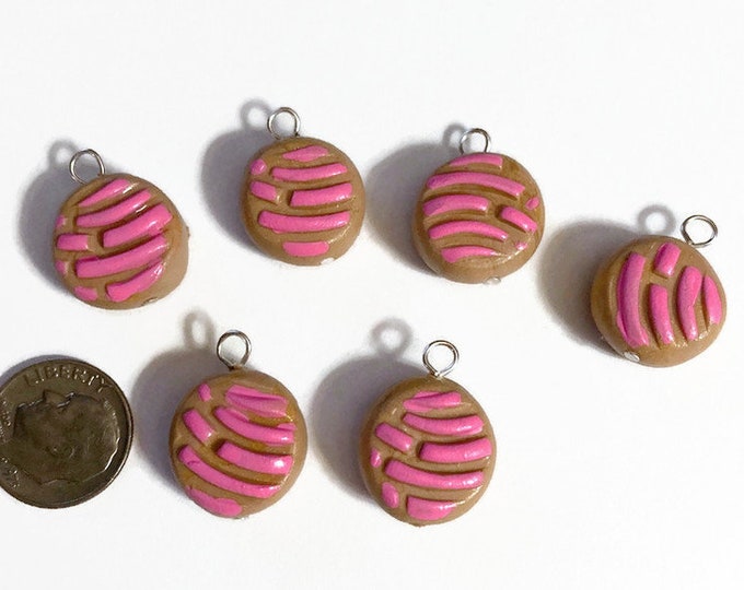 Concha Charms Pan Dulce Charms Sweet Bread Charms Bakery - Etsy