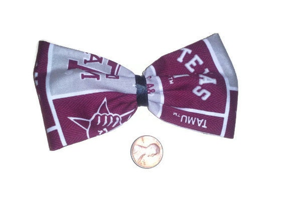 2 Texas A&M Aggies Hair Bows Womens Bows Sports Bows Aggies - Etsy