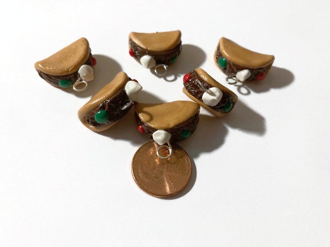 Taco Charms, Taco Tuesday, Mexican Food, Polymer Clay Food, Mini Food ...