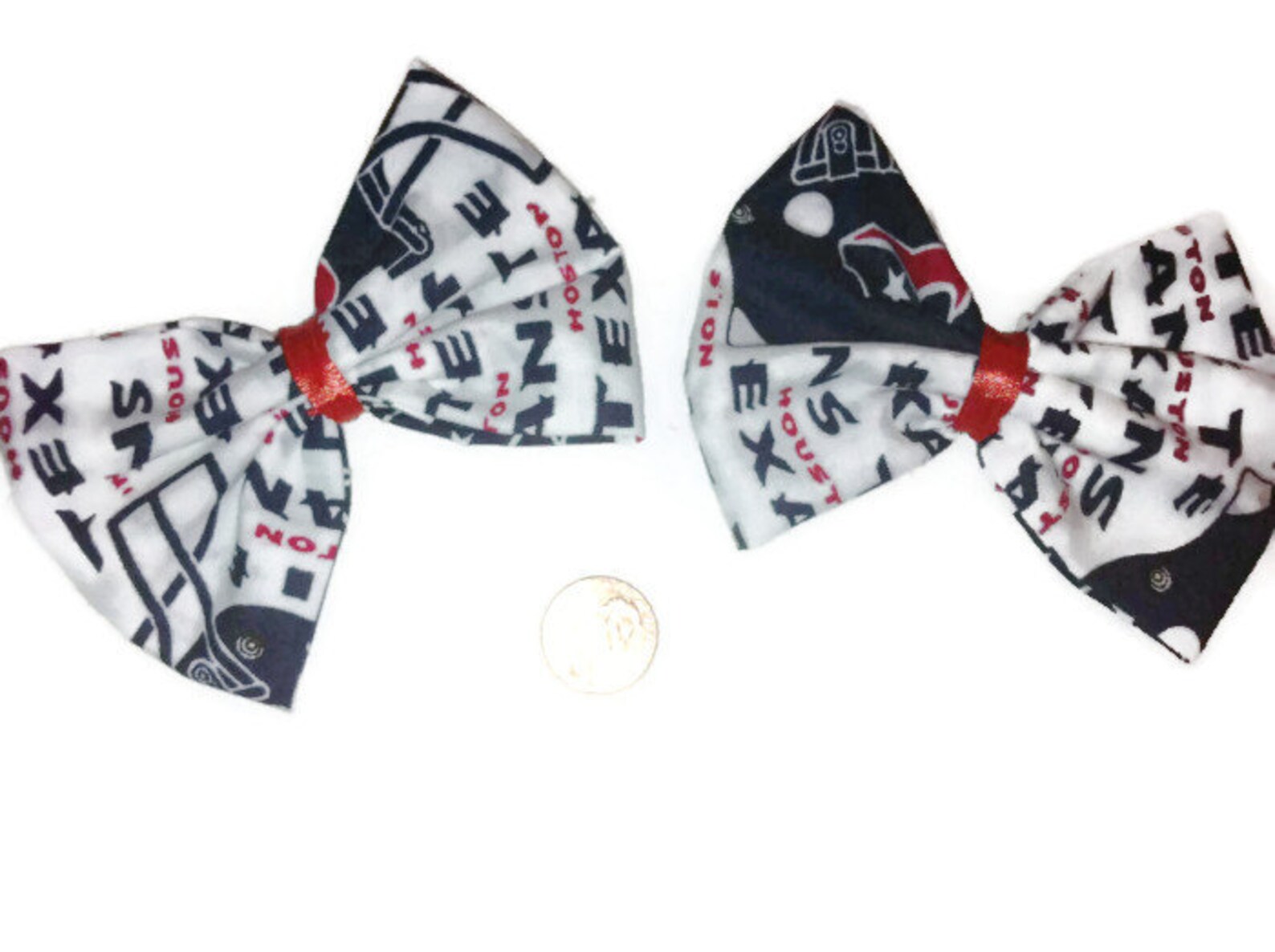 Houston Texans Bow Set Football Bows Cheer Bows Sports - Etsy