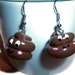 Happy Poo Charm Earrings, Polymer Poo Charms, Poop Jewelry, Poop ...