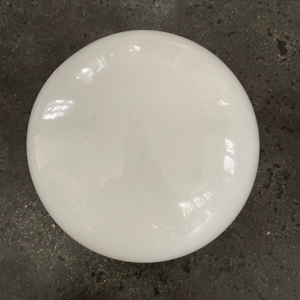 White Glass Globe - Etsy