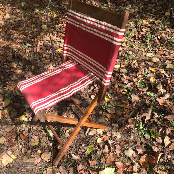 Vintage Camp Chair - Etsy