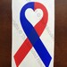 CHD Awareness Ribbon With Heart Center - Etsy