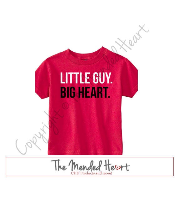 Little Guy. Big Heart. Shirt CHD Awareness Shirt Heart - Etsy