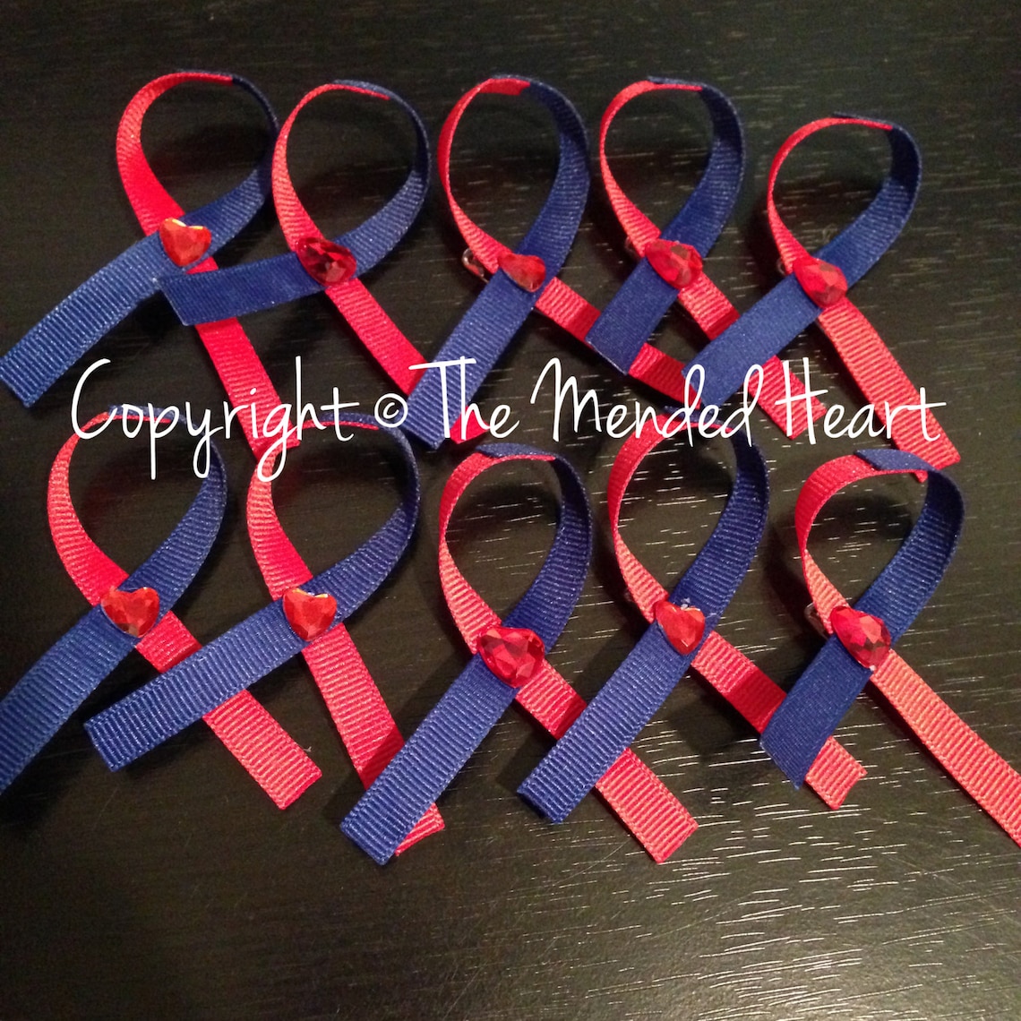 Handmade CHD Ribbon Pin - Etsy