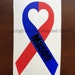 CHD Awareness Ribbon With Heart Center - Etsy