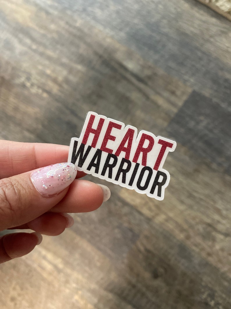 Heart Warrior Stickers CHD Awareness CHD Aware Warrior - Etsy