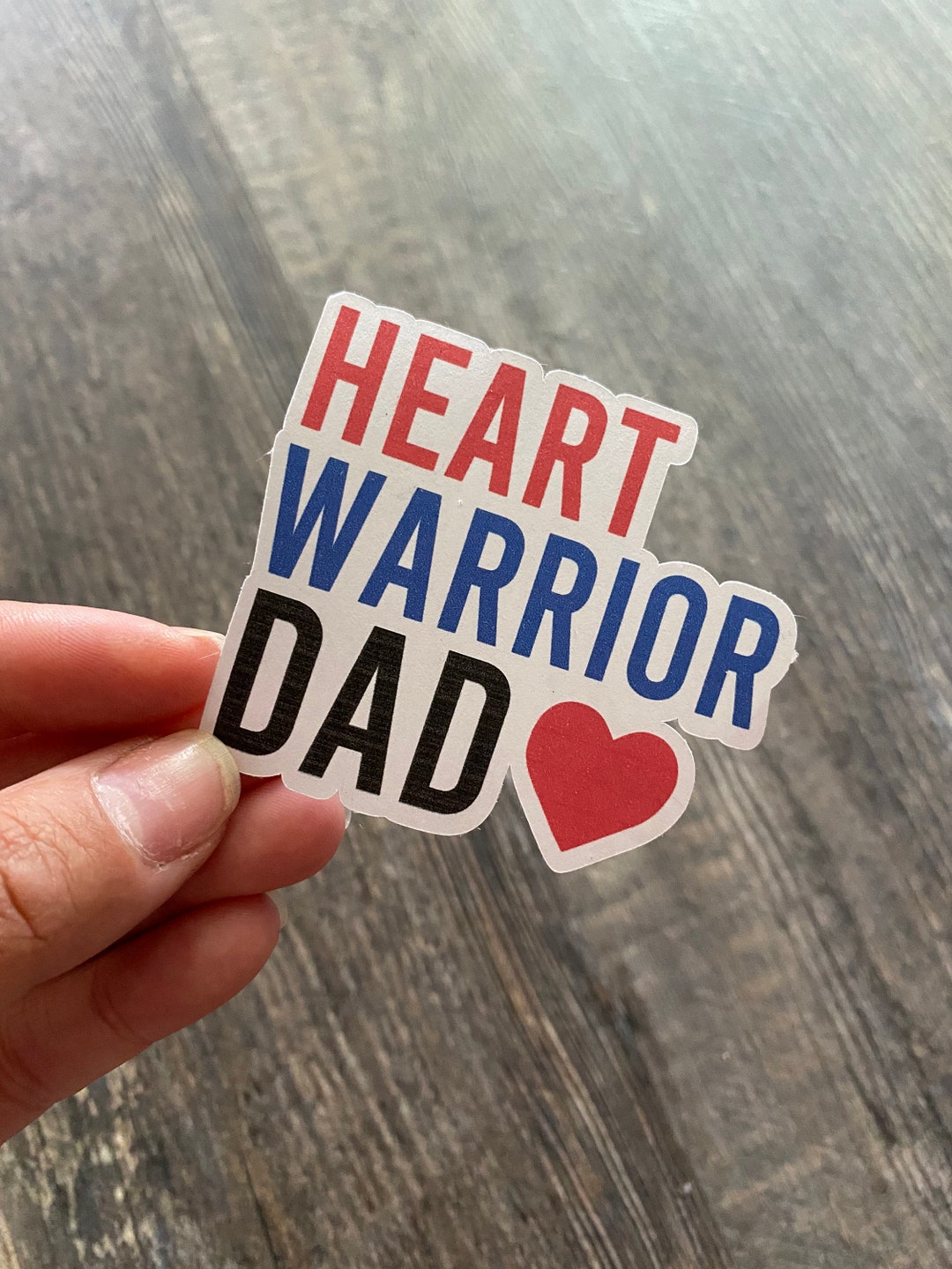 Heart Warrior Dad Sticker | CHD Awareness | Stickers | Hydroflask ...