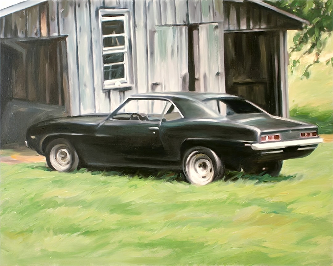 Car Painting Commission, Custom Portrait Oil Painting From Photo ...