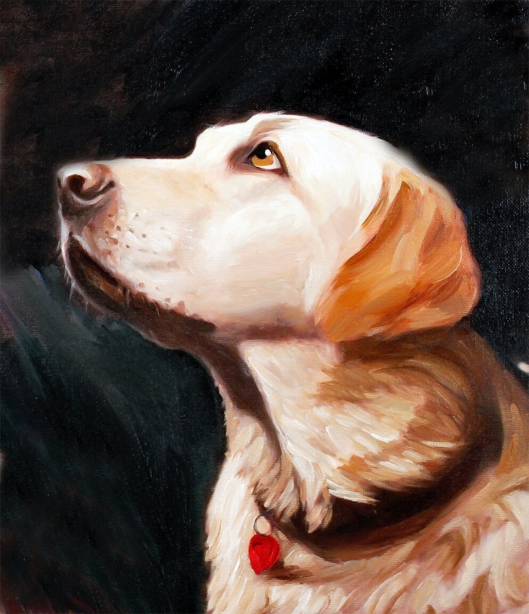 Custom Dog Portrait Painting From Photo, Personalized Pet Portrait ...