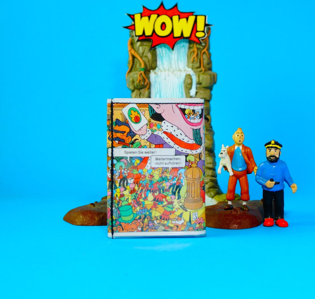 TINTIN Comic Wallet Upcycling One-off - Etsy