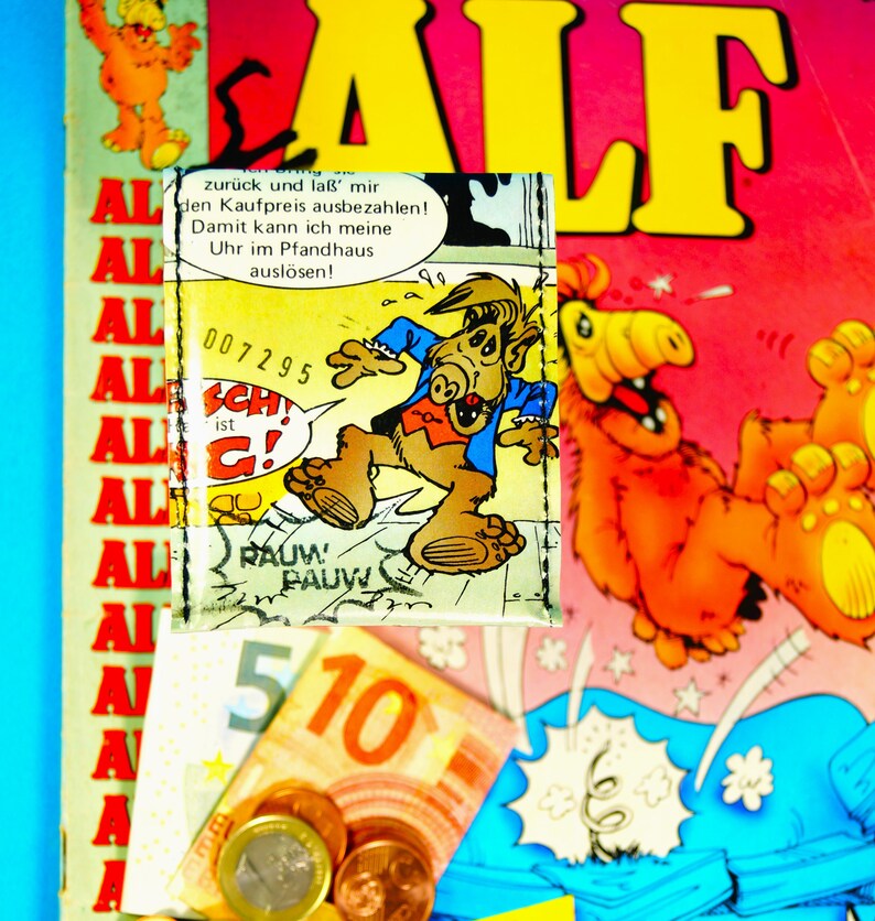 ALF Party Wallet Comic Upcycling One of a Kind - Etsy