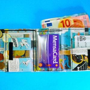 TINTIN Comic Wallet Upcycling One-off - Etsy